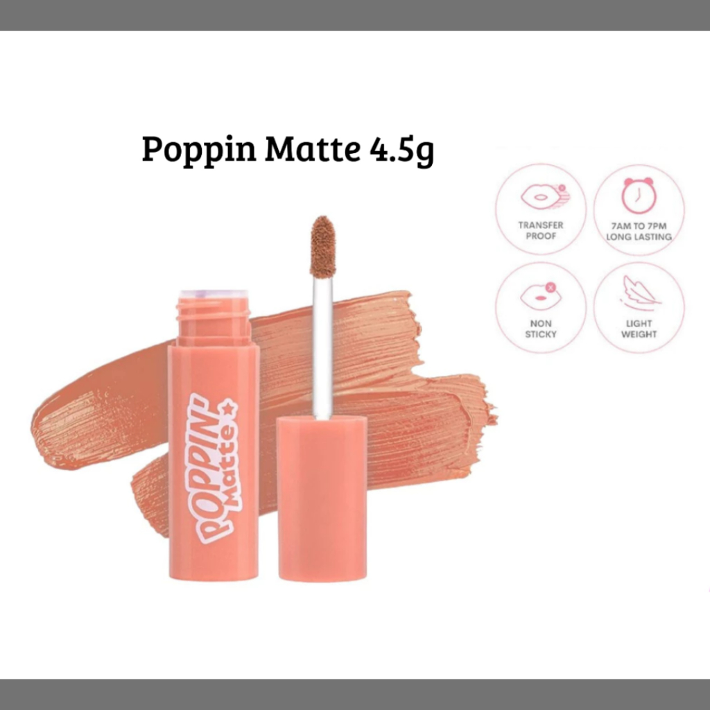 Jual Emina Poppin Matte 4.5g | Poppin Matte The 90S Edition | Lip Cream ...