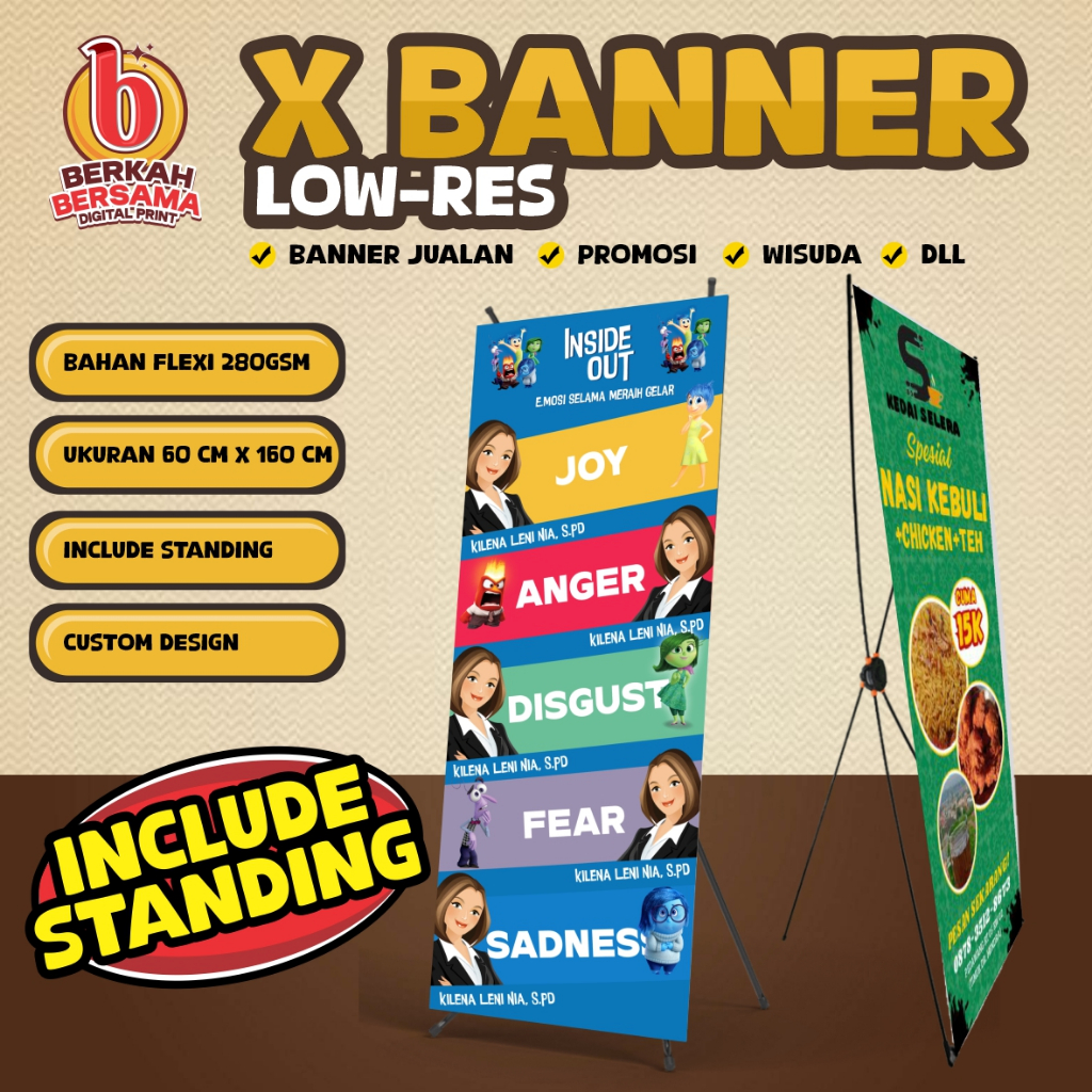 Jual PROMO ! X BANNER MURAH ! BANNER WISUDA/BANNER SIDANG/BANNER SEMHAS ...