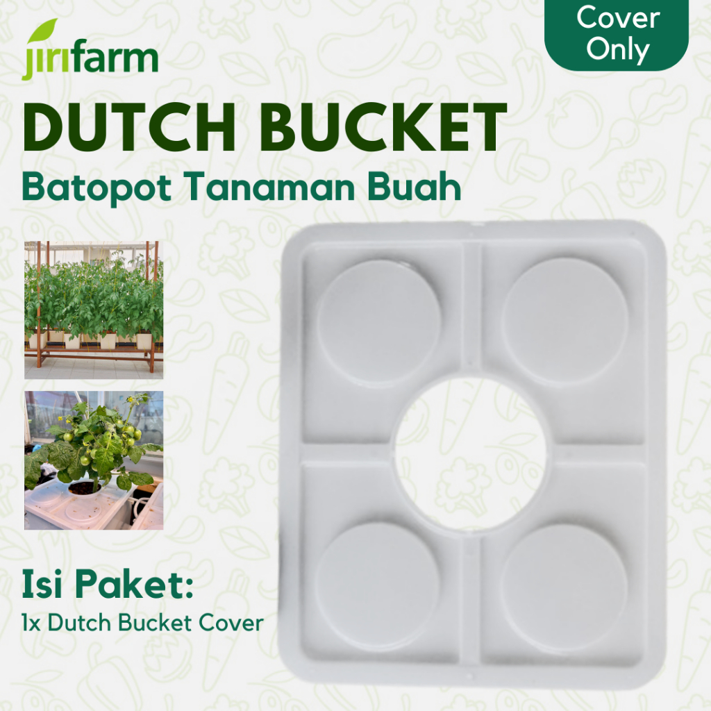 Jual JIRIFARM - Tutup Cover Lid Dutch Bucket / Bato Bucket Hidroponik ...