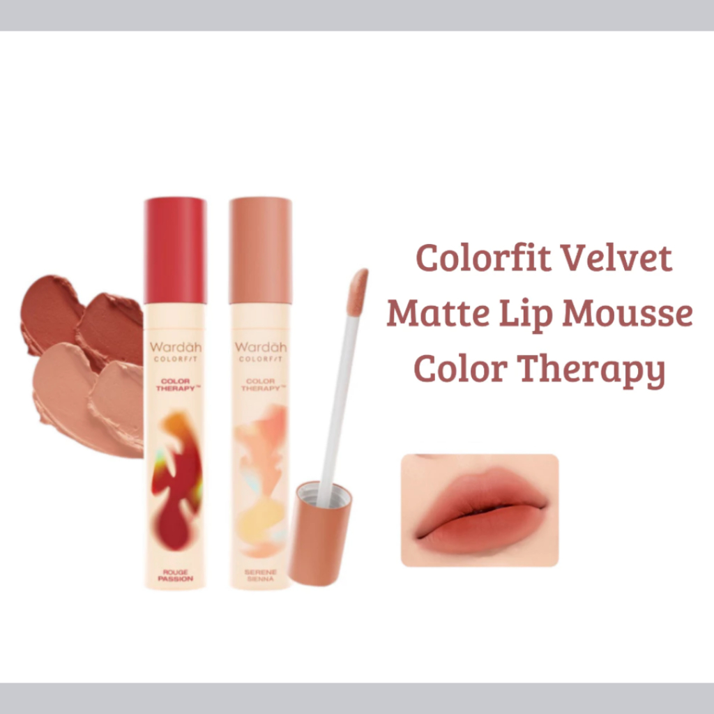 Jual Wardah Colorfit Velvet Matte Lip Mousse Color Therapy | Shopee ...