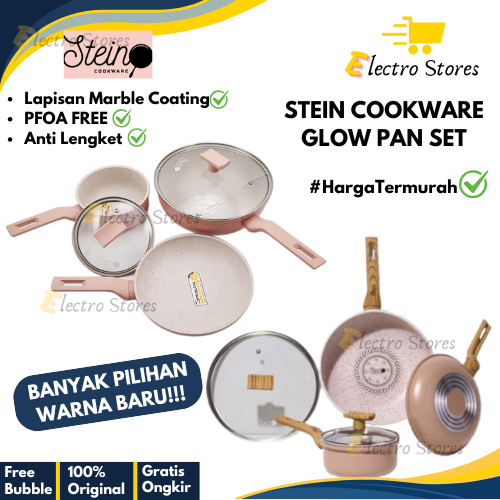 Jual [TERBARU] STEIN COOKWARE GLOWPAN SET / PAKET GLOW PAN ORIGINAL ...