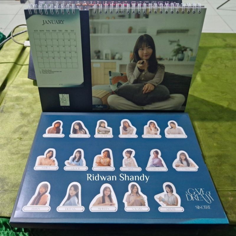 Jual Stiker Sticker Pack Official Kalender 2025 JKT48 - A GAZE OF DREAM ...