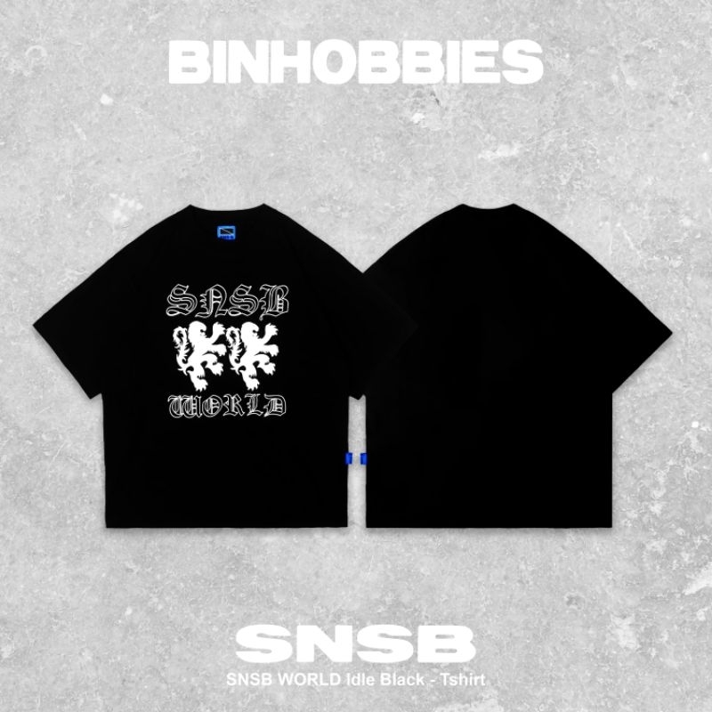 Jual SNSB WORLD SORRYNOTSORRYB Idle Black Tshirt ORIGINAL | Shopee Indonesia