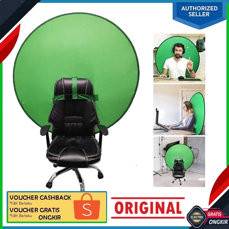 Jual Green Screen Lipat Portable / Backdrop Background Green Screen ...