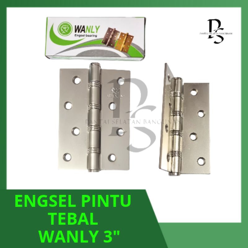 Jual ENGSEL BEARING ENGSEL PINTU JENDELA TEBAL WANLY 3" | Shopee Indonesia