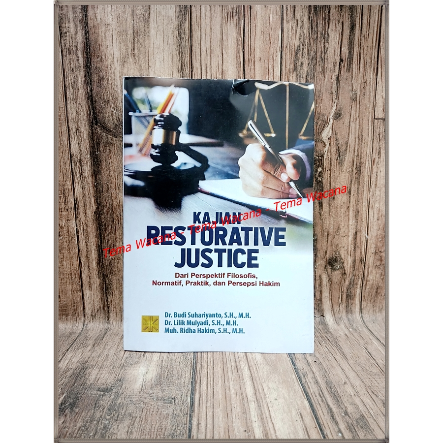 Jual Buku kajian Restorative Justice - Budi Suhariyanto | Shopee Indonesia