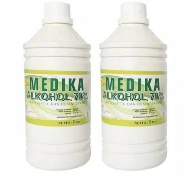 Jual Alkohol MEDIKA 70% ukuran 1 Liter / Food and Medical Grade ...