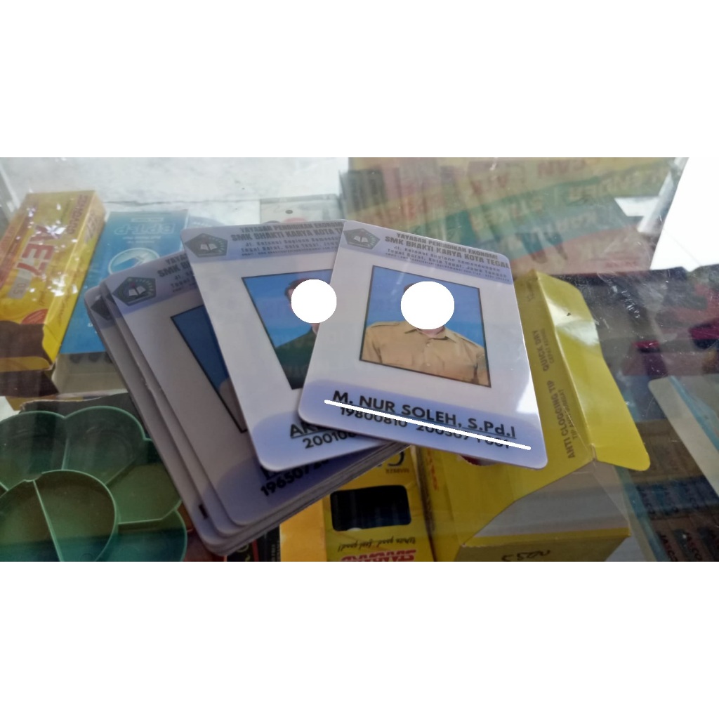 Jual cetak id card - pvc 2 sisi | Shopee Indonesia