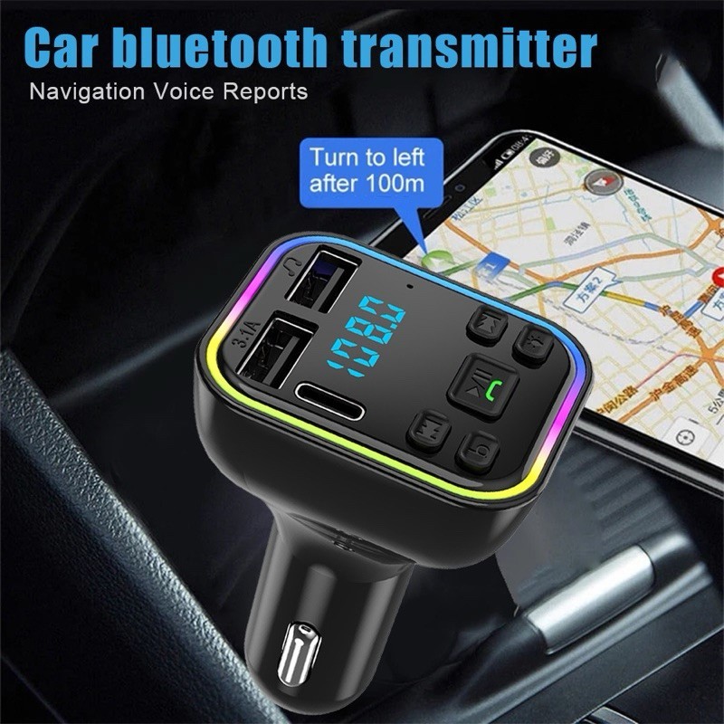 Jual [PK-288] FM Modulator G38 Wireless Transmitter / USB Type C Car ...