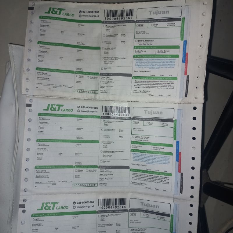 Jual Kertas Thermal JNT Cargo Resi Manual | Shopee Indonesia