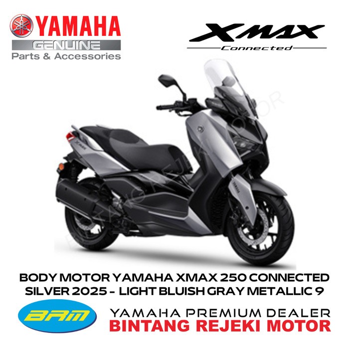 Jual YAMAHA BODY MOTOR YAMAHA XMAX 250 CONNECTED SILVER 2025 - LIGHT ...