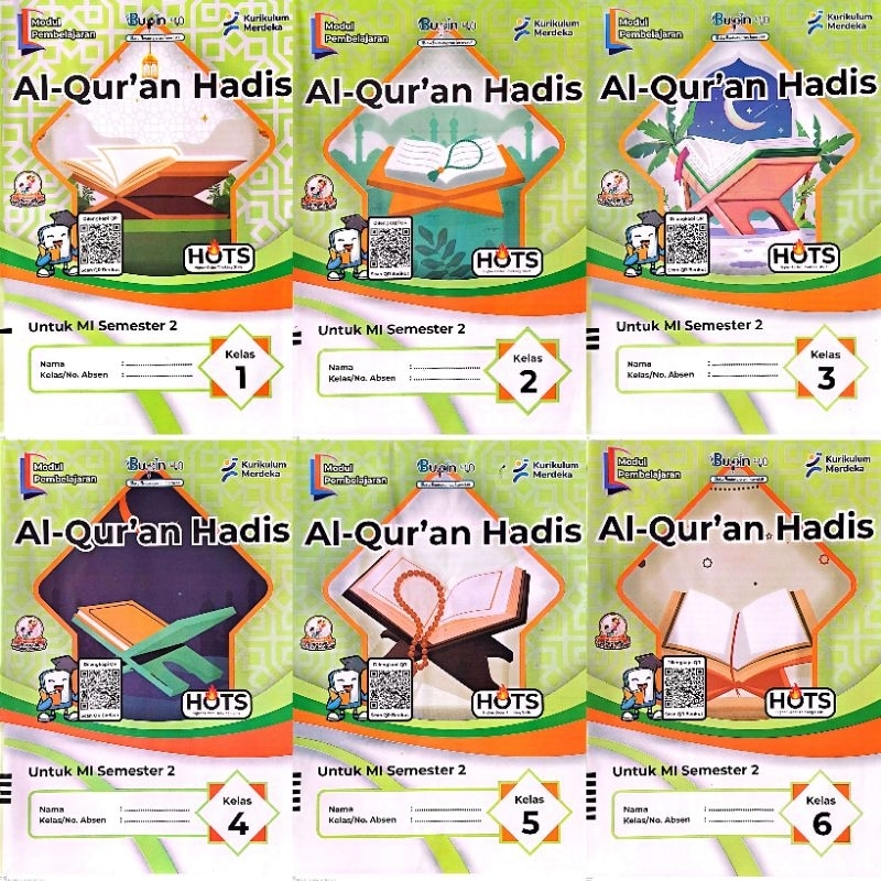 Jual LKS MI AL QURAN HADIS KELAS 1 2 3 4 5 6 SEMESTER 2 KURIKULUM MERDEKA TA 2024 2025 BUPIN ...