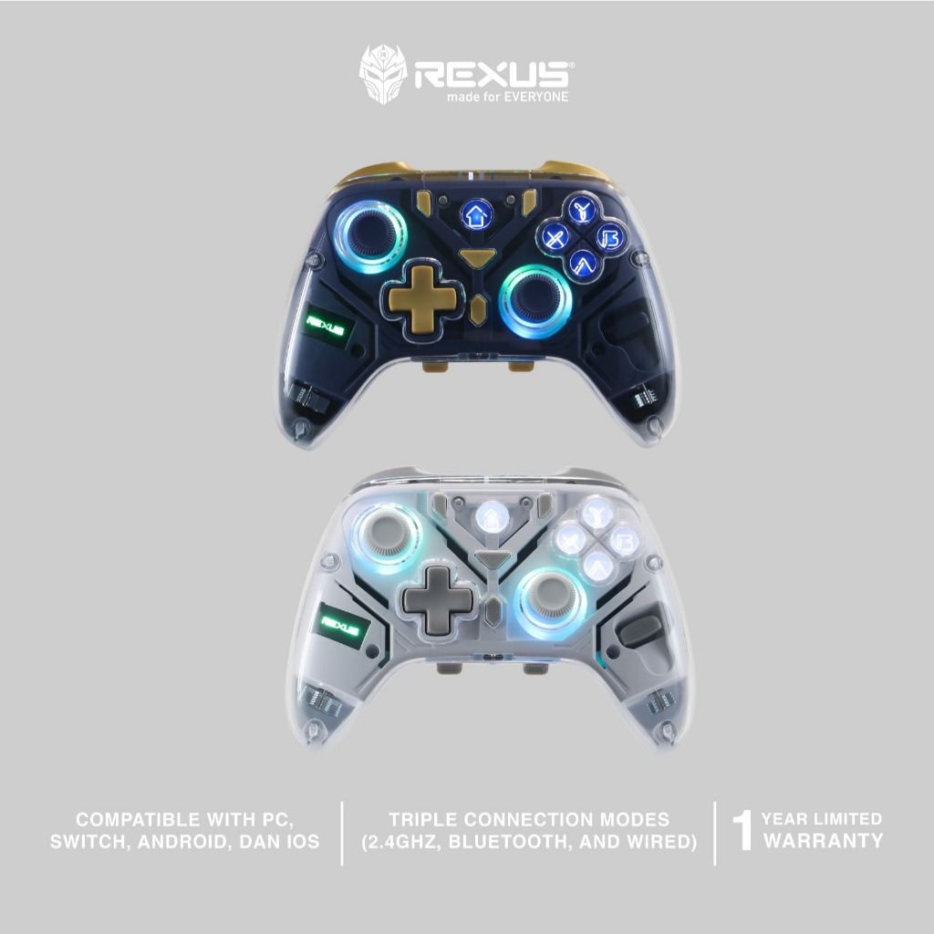 Jual Gamepad Wireless Rexus GX500 Gladius Hall Effect Controller ...