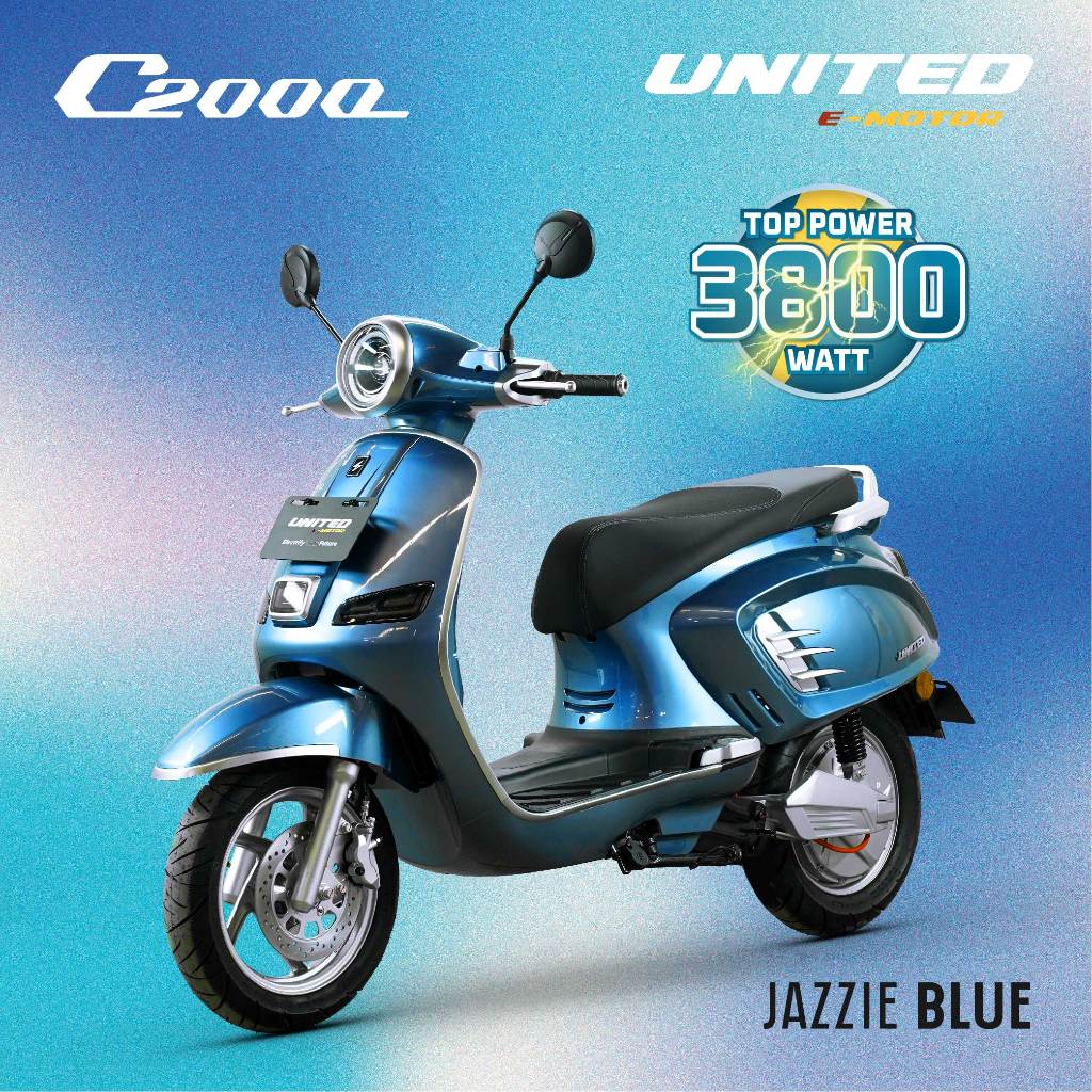 Jual UNITED E-MOTOR Motor Listrik C2000 - OTR JABODETABEK | Shopee ...