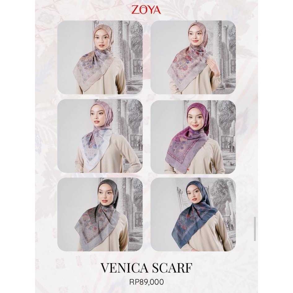 Jual HIJAB MOTIF VENICA SCRAF (ALL SIZE) | Shopee Indonesia