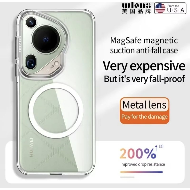 Jual Case Casing HUAWEI Pura 70 Ultra Wlons Transparan Clear Hard PC ...