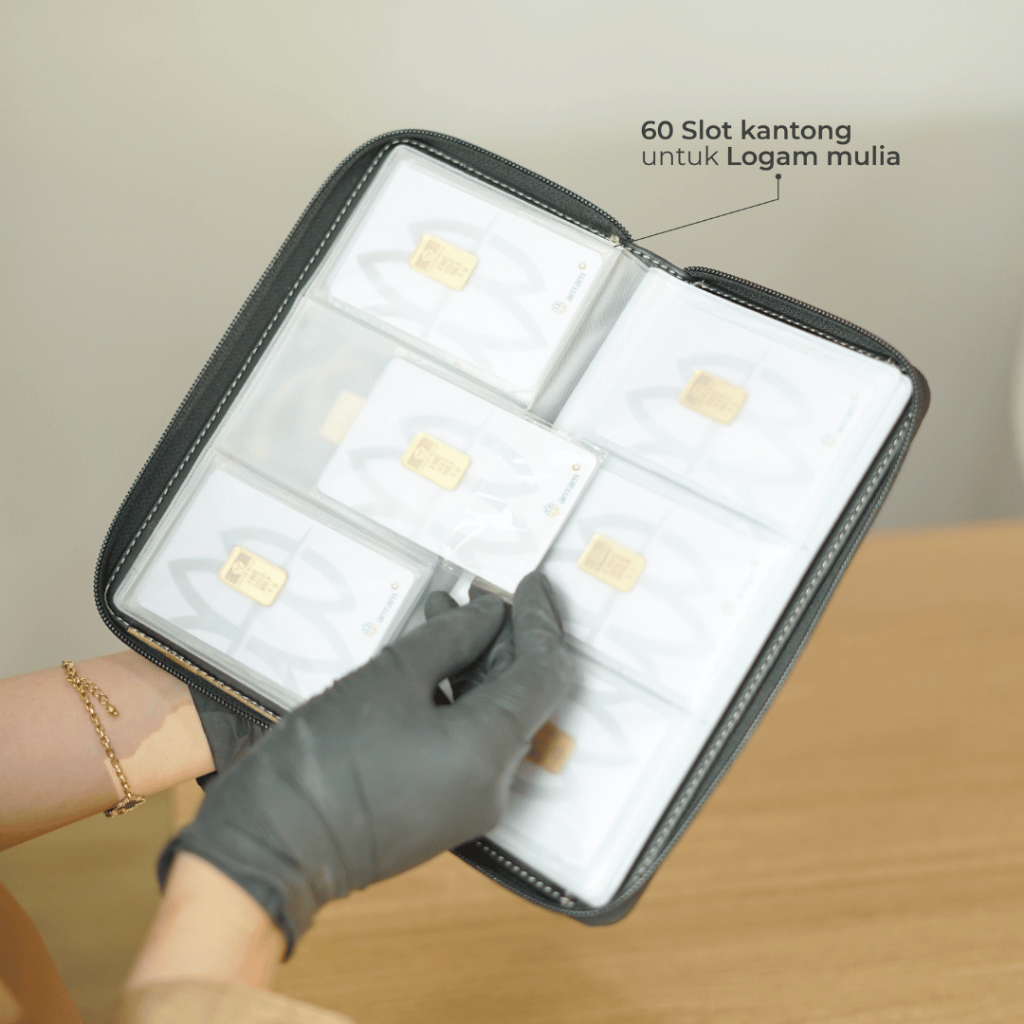 Jual Zenara Indonesia - Dompet Logam Mulia Album Antam Tempat ...