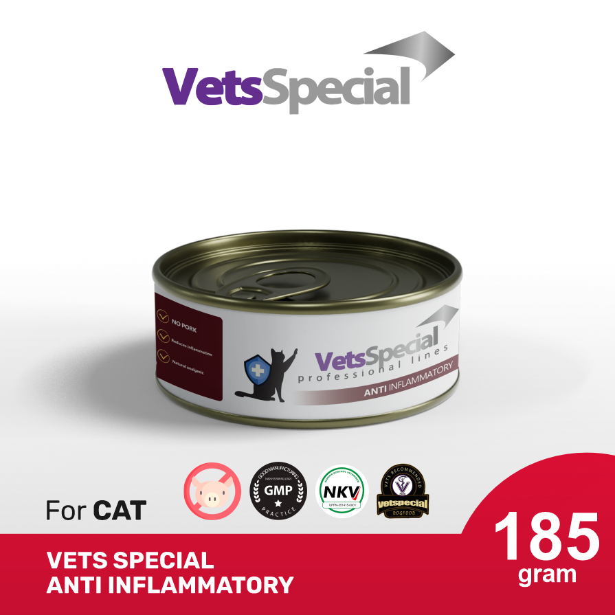 Jual Vets Special Anti Inflammatory Cat 185g 5 Pcs | Shopee Indonesia