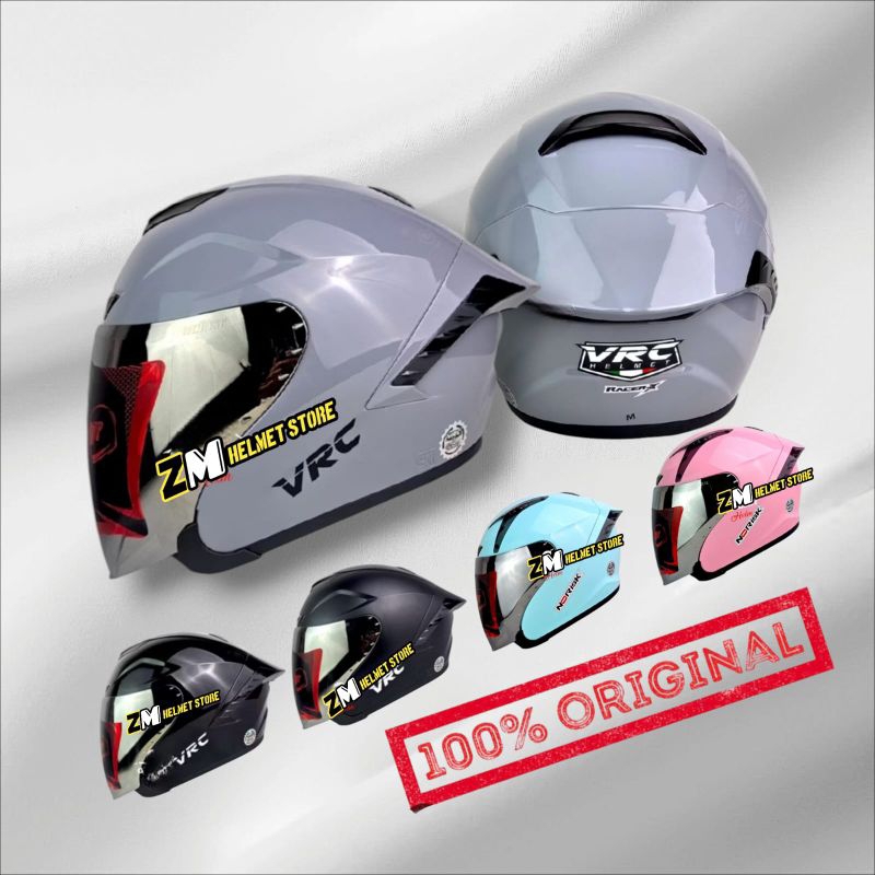 Jual Helm VRC Racer X Solid Half face kekinian Model Alv-Carbon ...