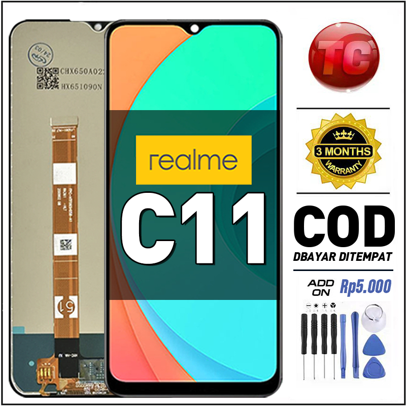 Jual LCD Realme C11 2020 Original 100% Fullset Asli Ori Touchscreen ...