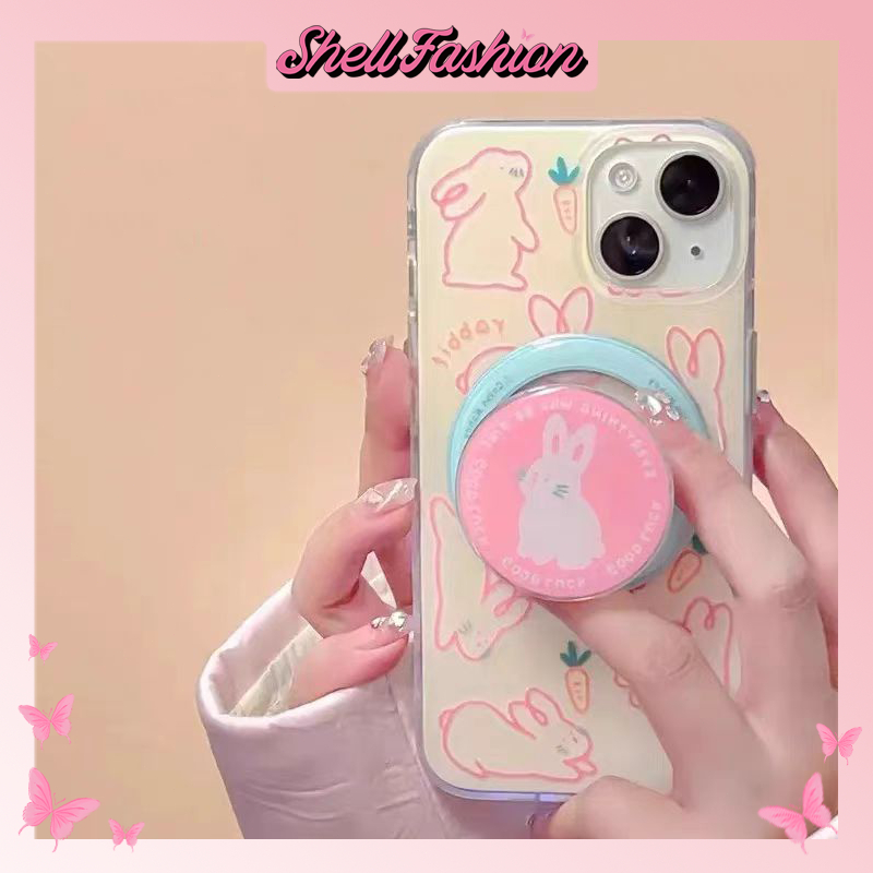 Jual Rabbit Pastel Lines Magsafe Case dan Griptok Magnetic untuk iPhone 11-15 Pro Max | Shopee ...