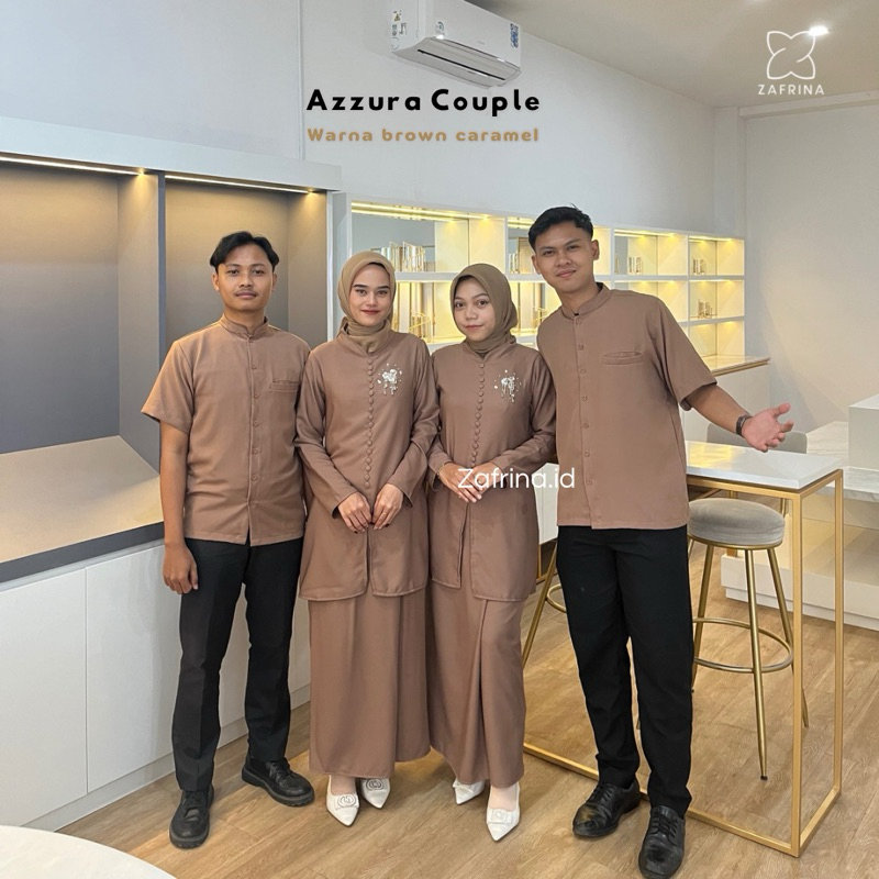 Jual ZAFRINA - AZZURA COUPLE ( SET KURUNG MELAYU + KEMEJA ) BISA BELI ...