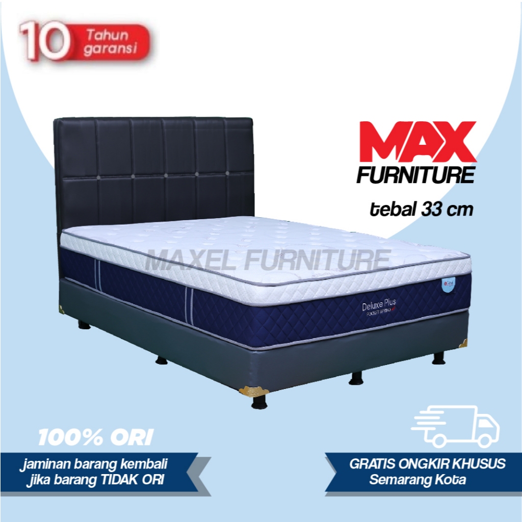 Jual Kasur Springbed Matras Central Deluxe Plus Pocket Springs Mebel ...