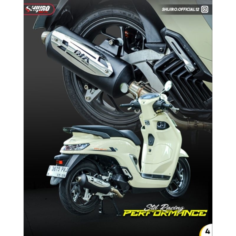 Jual Standar Racing Shijiro Honda Stylo 160 Full Stainless | Shopee ...