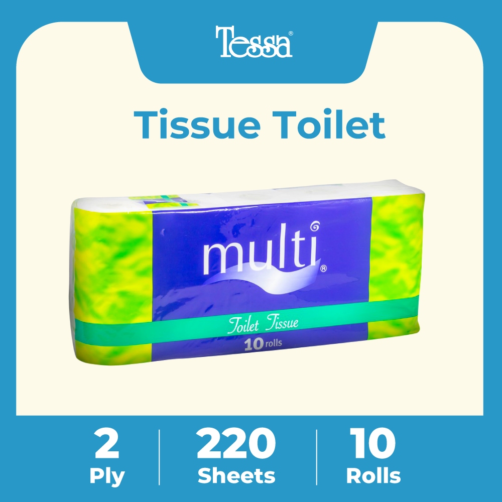 Jual Multi Toilet Tissue 10 Rolls (220 sheets x 2ply) | Shopee Indonesia