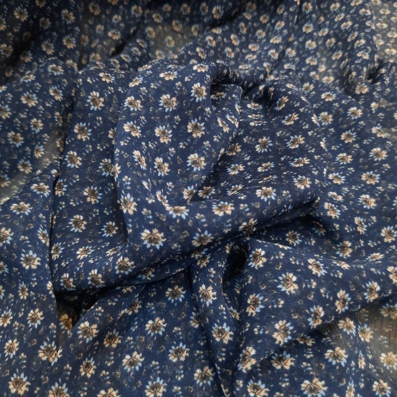 Jual kain sifon yoryu motif | Harga/0,5m| kain sifon meteran | kain ...