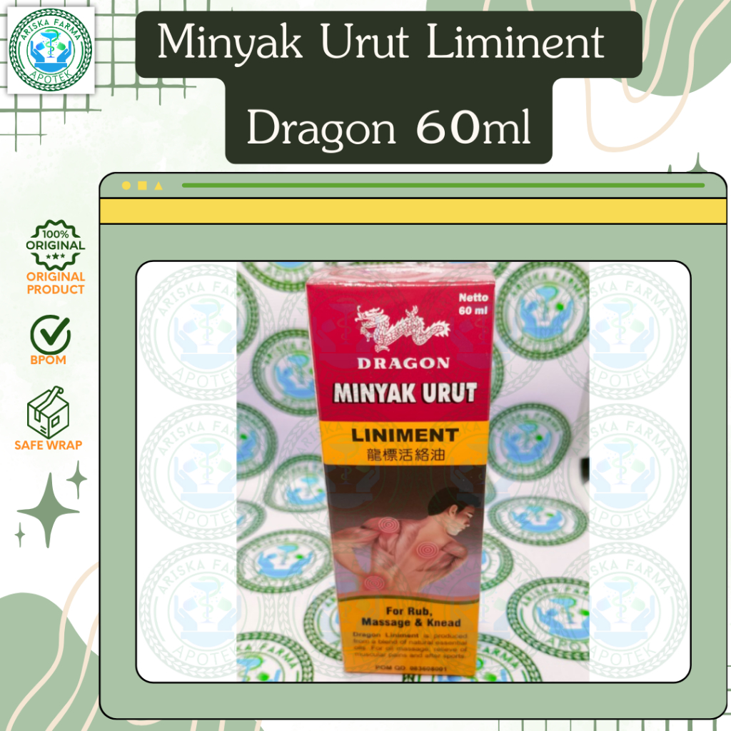 Jual Minyak Urut Liminent Dragon 60ml per botol | Shopee Indonesia