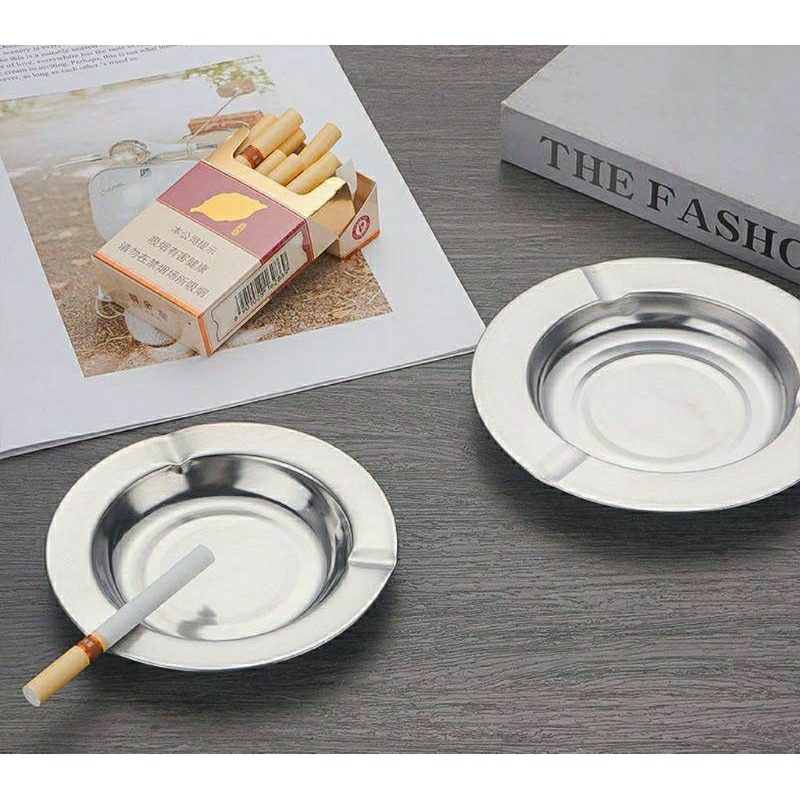 Jual Asbak Rokok Stainles Model Bulat Asbak Mini | Shopee Indonesia