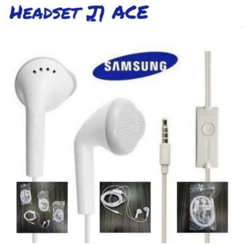 Jual Headset Samsung J1ACe J2, J3, J5, J7, V, Ace 4 J1 j16 Support Mic ...
