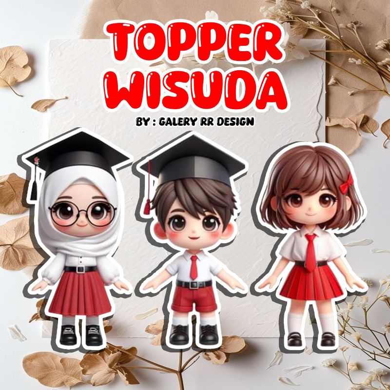 Jual TOPPER GRADUATION | TOPPER WISUDA ANAK SEKOLAH | TOPPER WISUDA SD ...