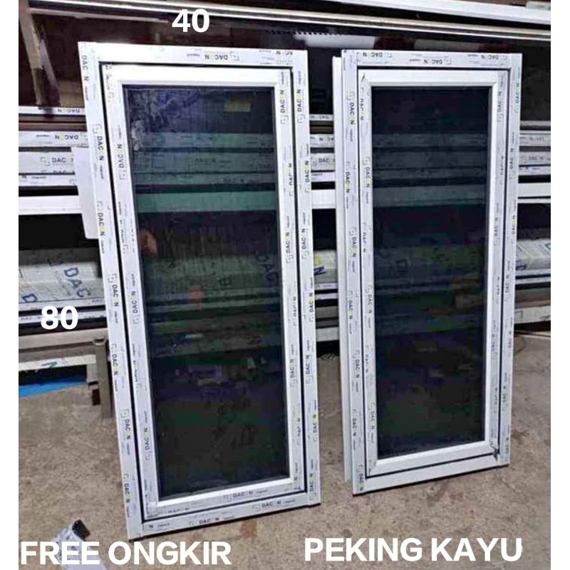 Jual Jendela aluminium jendela casement 80x40 cm jendela boven jendela ...