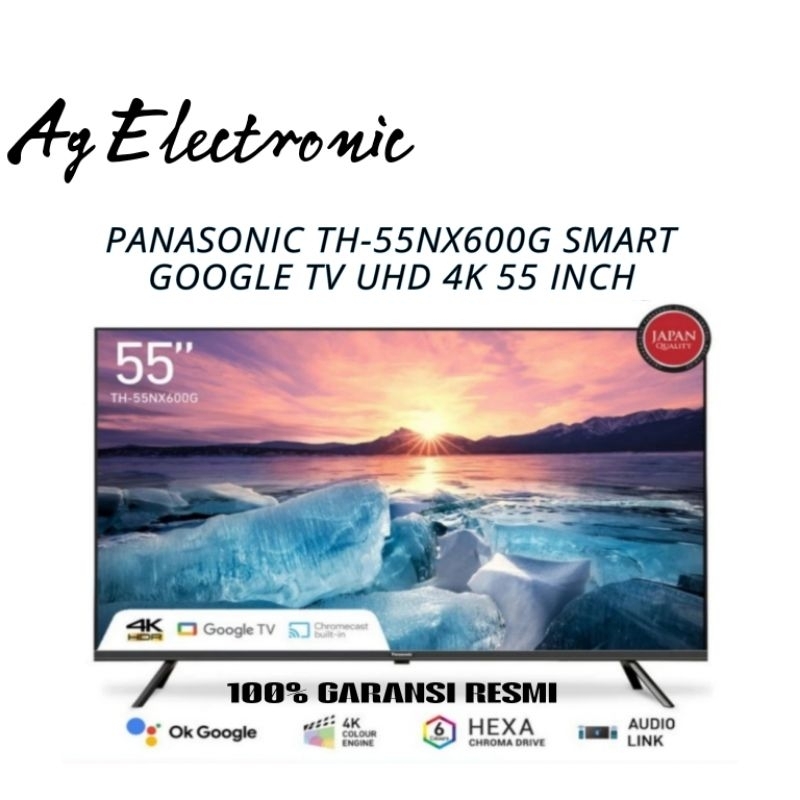 Jual PANASONIC TH -55NX600G Google tv android uhd 4k 55 inch | Shopee ...