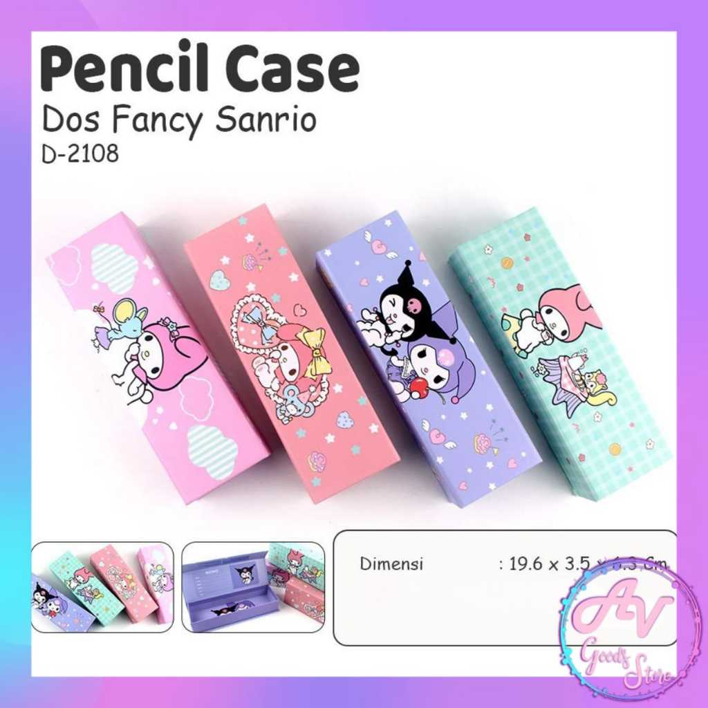 Jual Kotak Pensil Dus Magnet Karakter / Tempat Pensil Dos Magnet Fancy ...