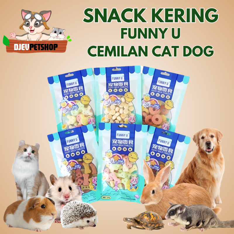 Jual DJEVPETSHOP Cemilan Snack Biskuit Kering Anjing Kucing Sehat Halal ...