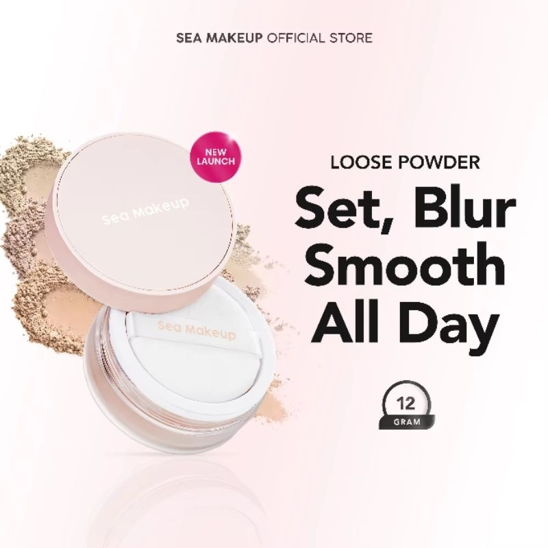 Jual S E A Makeup Acne Blur and Set Loose Powder Bedak tabur untuk ...