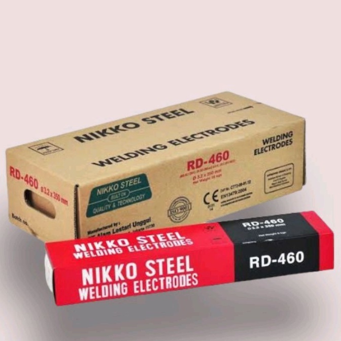 Jual Kawat Las RD-460 2mm 2kg E6013 / NIKKO STEEL RD460 2mm 2KG x10pc (1box=20KG) | Shopee Indonesia