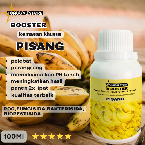 Jual POC Pupuk Organik Cair Pisang, Booster Pelebat dan Perangsang Buah Pisang Original kemasan ...
