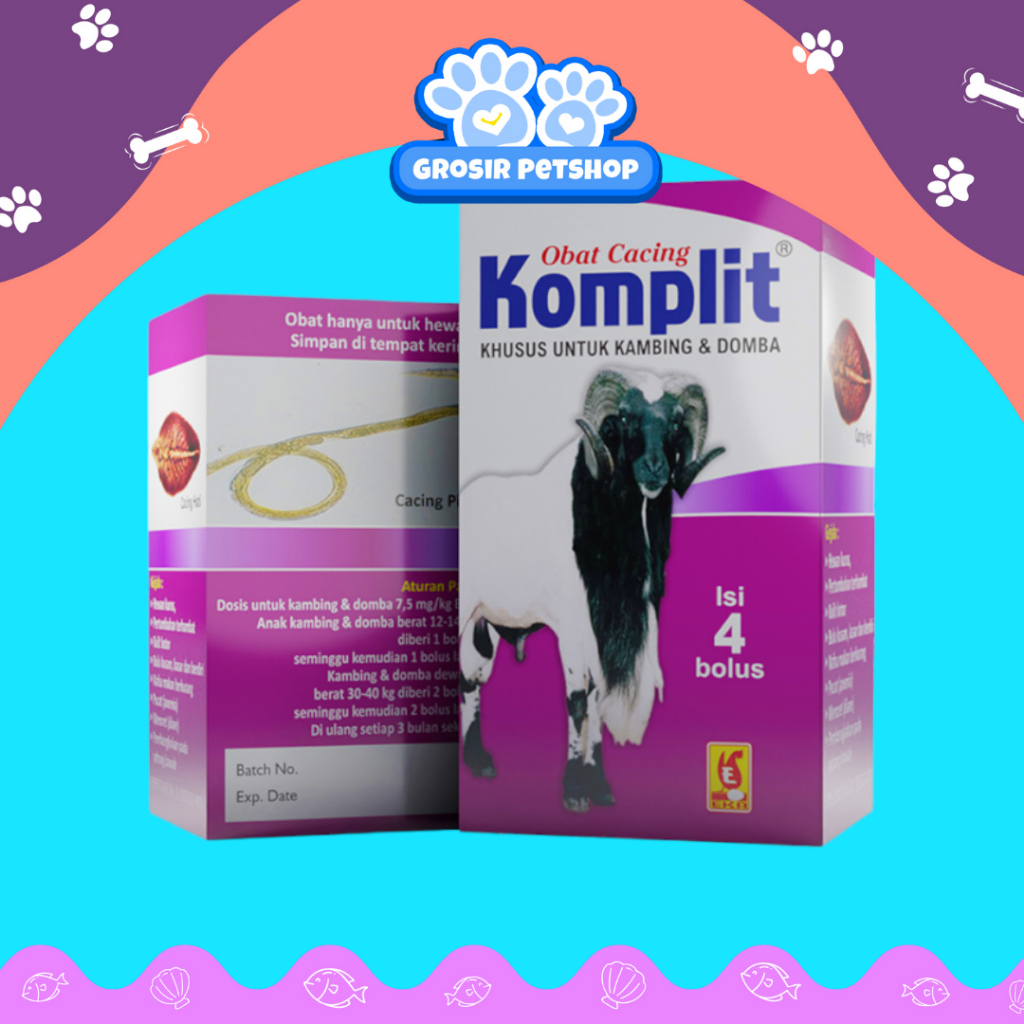 Jual Obat Cacing Kambing Domba EKA FARMA- pil anti kambing cacingan ...