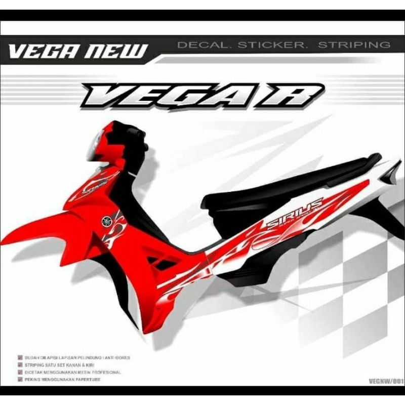 Jual Stiker Motor Vega R New | Shopee Indonesia