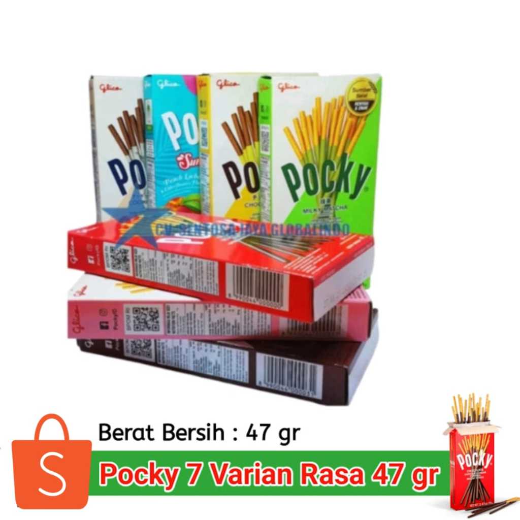 Jual Pocky 47 gr [5 Rasa] Chocolate | Strawberry | Double Choco ...