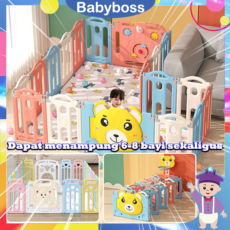 Jual Pagar Bayi Bermain Pagar Mainan Anak Keamanan Dapat Dilepas ...