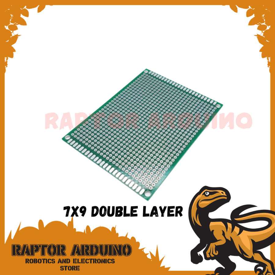 Jual PCB Dot Matrix 7x9cm Double Layer FR4 Protoboard PCB Lubang ...