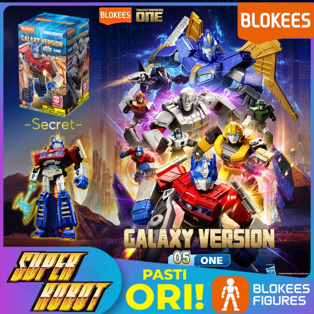 Jual 𝗕𝗟𝗢𝗞𝗘𝗘𝗦 Figure Blind Box Transformers GV-05 Galaxy Version 05 ONE ...
