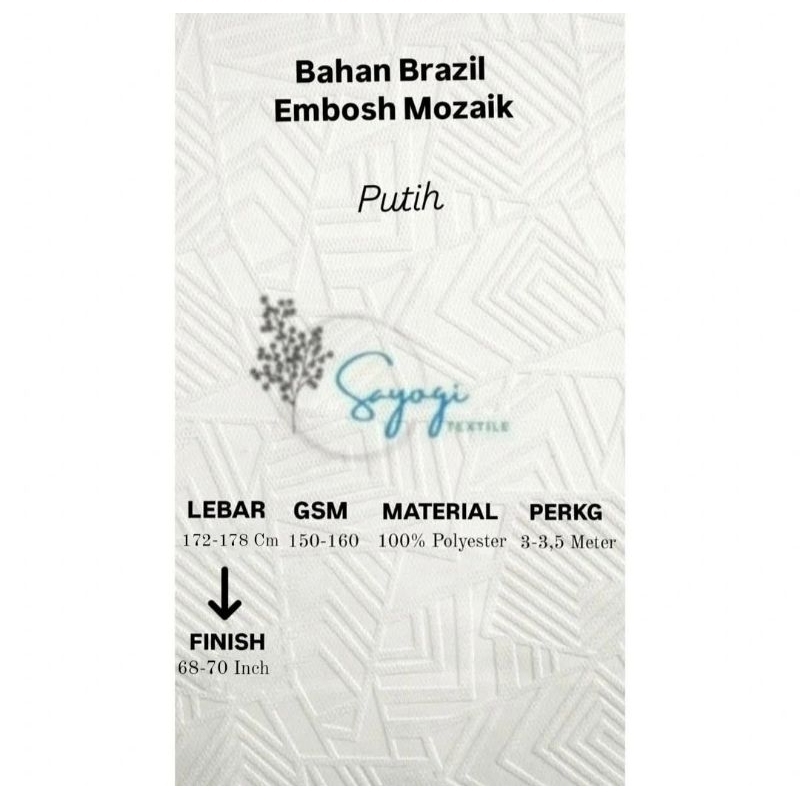 Jual BAHAN BRAZIL EMBOSH MOZAIK HARGA KILOAN | Shopee Indonesia