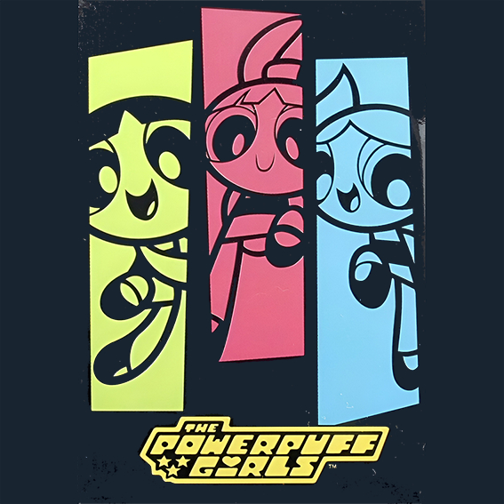 Jual Sablon Gosok - POWER PUFF GIRLS - Siap Setrika - Sablon Desain ...