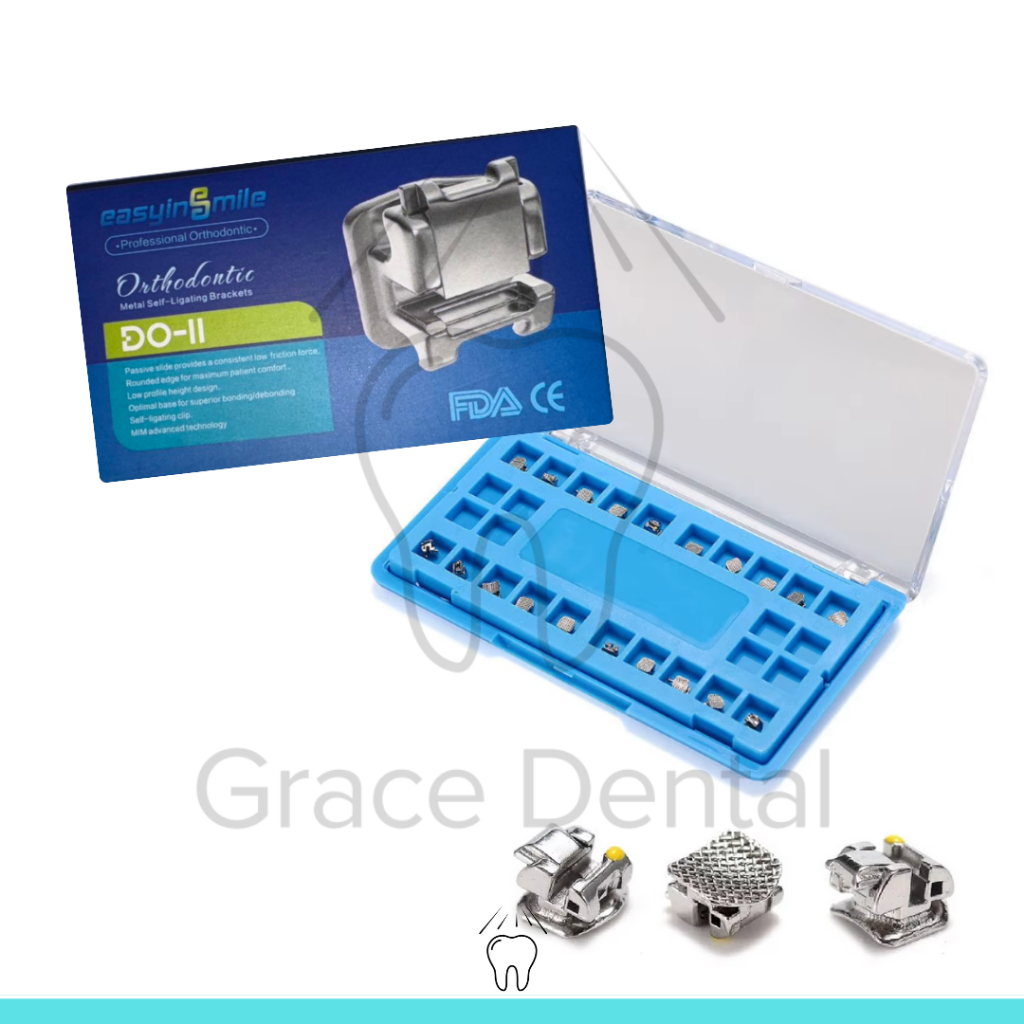 Jual Bracket Orthodontic Self Ligating SL Damon Q Metal Behel Dental ...